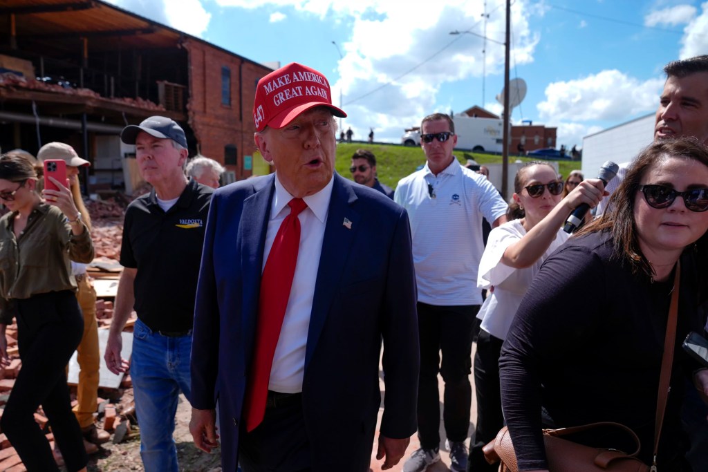 Trump-authorized GoFundMe seeks to give relief to Hurricane Helene ...